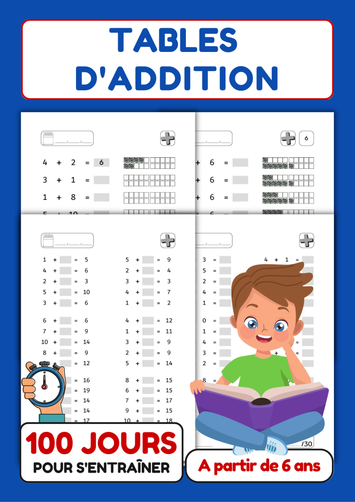Apprendre et Réviser ses tables d'addition